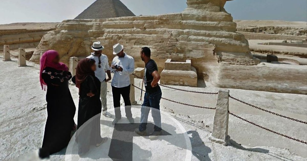 Tour Egypt's Pyramids and the Sphinx With Google Maps