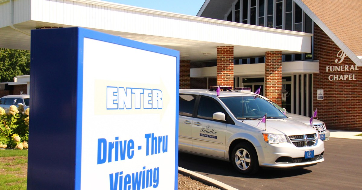 Drive-Thru Viewing Option at One Michigan Funeral Home