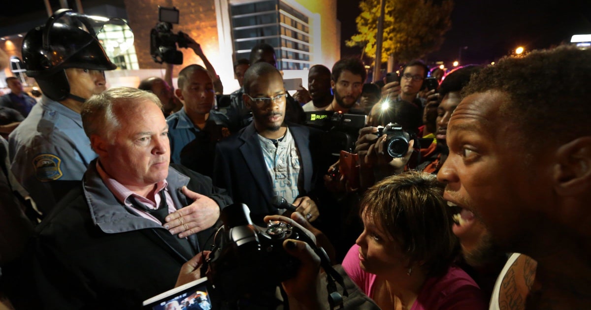 Ferguson, Missouri's Police Chief Joins Michael Brown Protesters