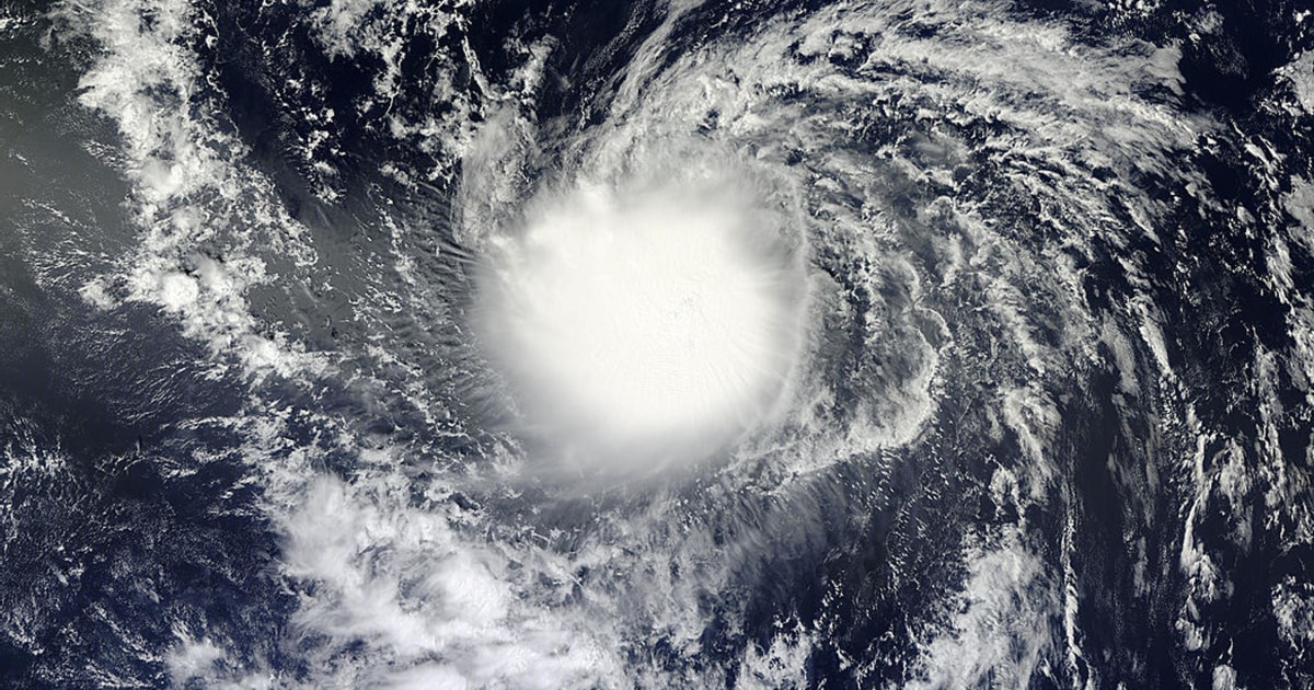 Tropical Storm Ana Churns Toward Pacific in Satellite Imagery