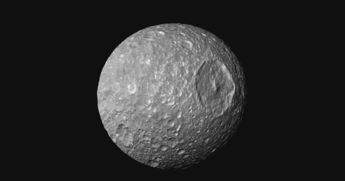 Is Saturn's 'Death Star' a Hidden Water World?