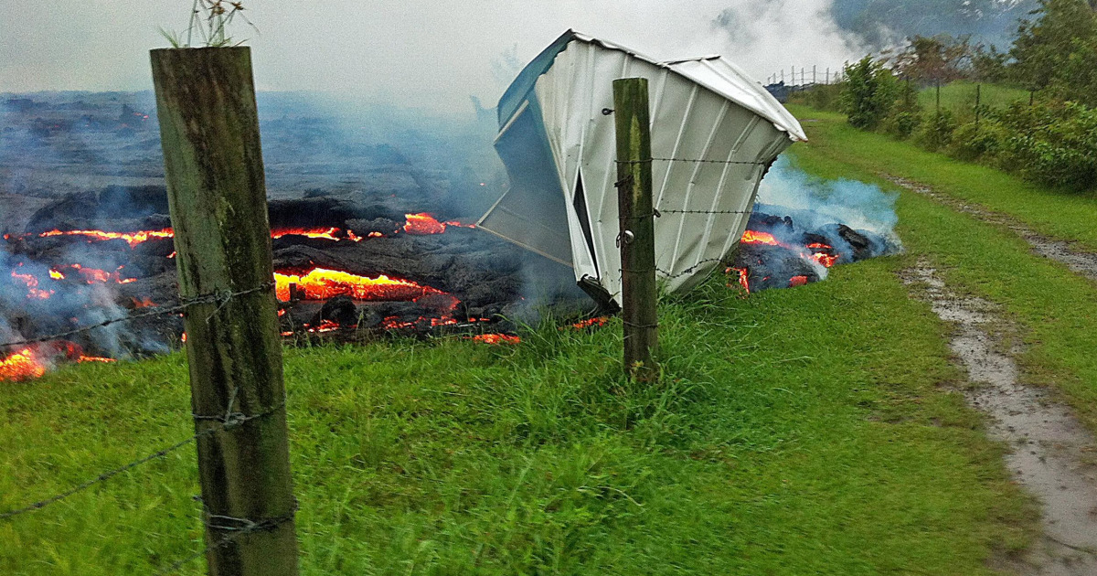 Lava Flow in Hawaii Gains Speed, Triggers Methane Explosions
