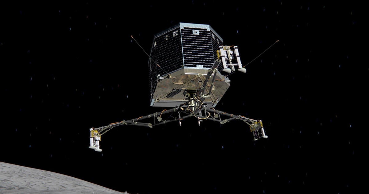 Rosetta Images Show Philae Lander Bouncing Across Comet