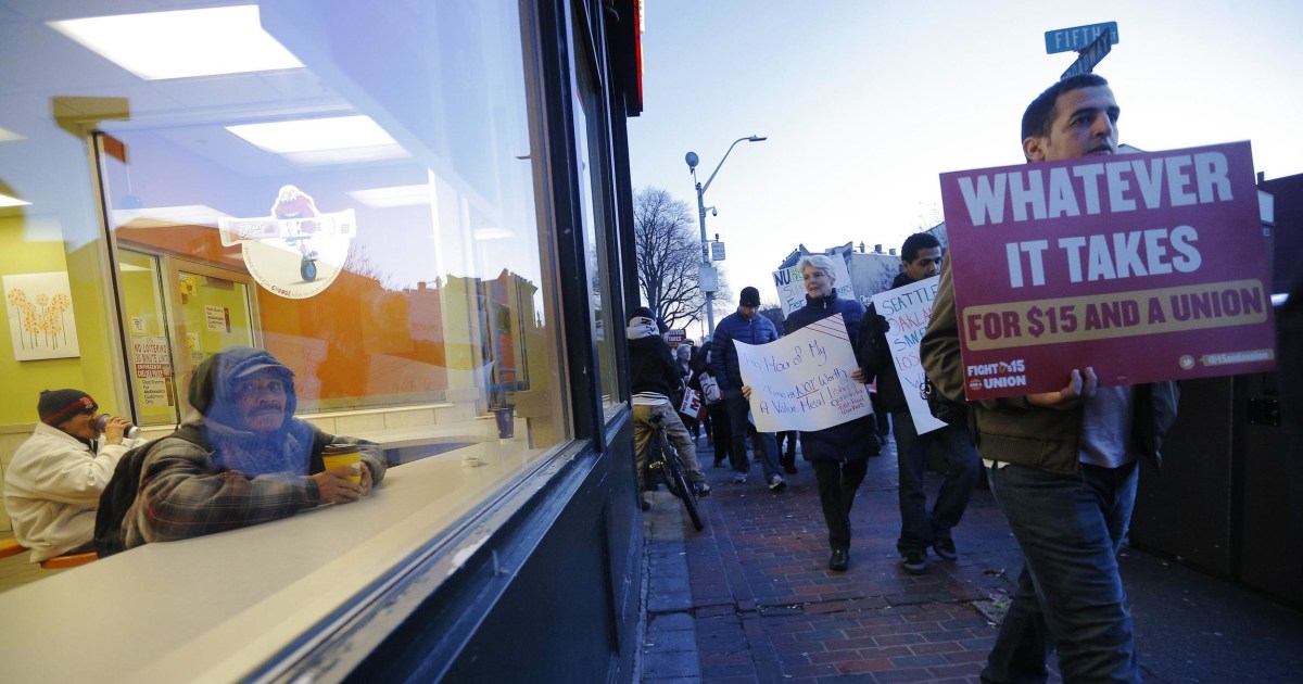 Minimum Wage Protests Hit Cities Across U.S.
