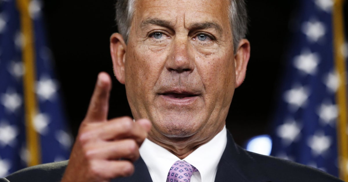 Boehner: Government Funding Bill Will Give GOP 'Leverage'