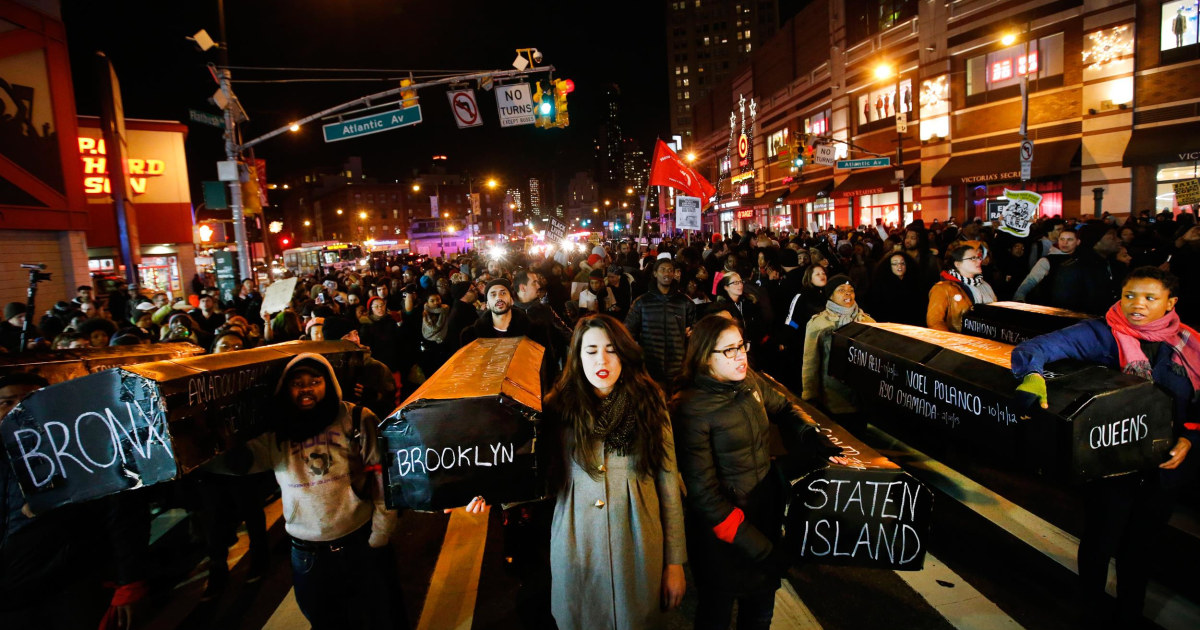 Eric Garner Grand Jury Decision Sparks Second Day of Protests