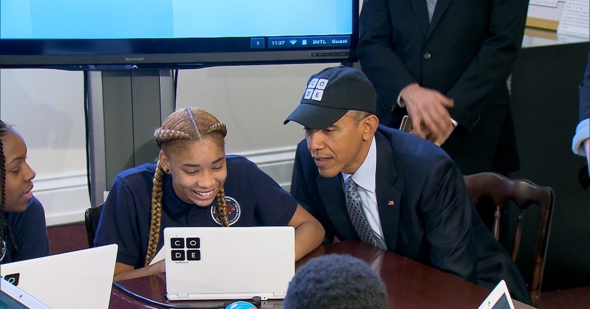 Let it Code, Let it Code: Obama Writes 'Frozen' Computer Program