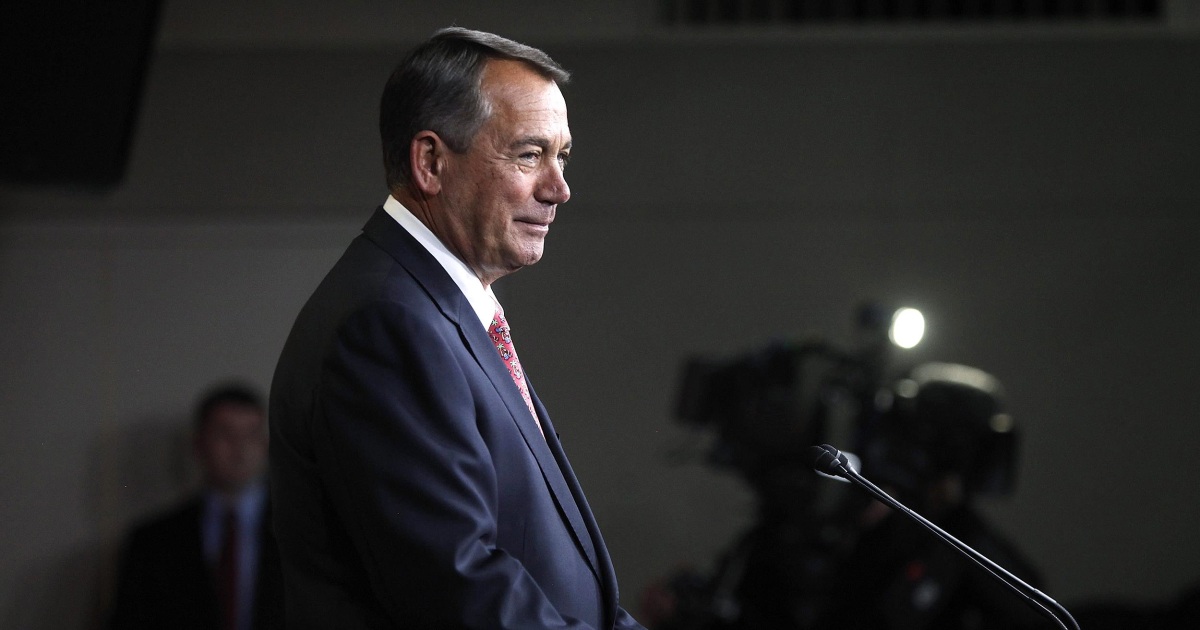 Boehner Posts Challenge to Senate Conservatives