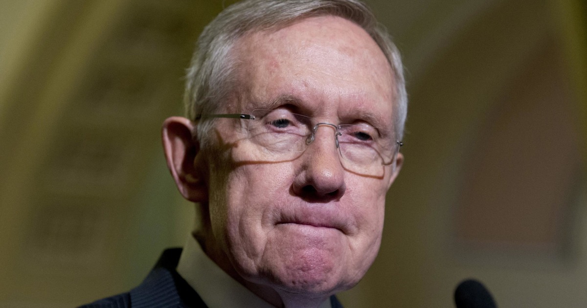 Harry Reid Suffers Broken Ribs, Facial Bones After Accident While ...