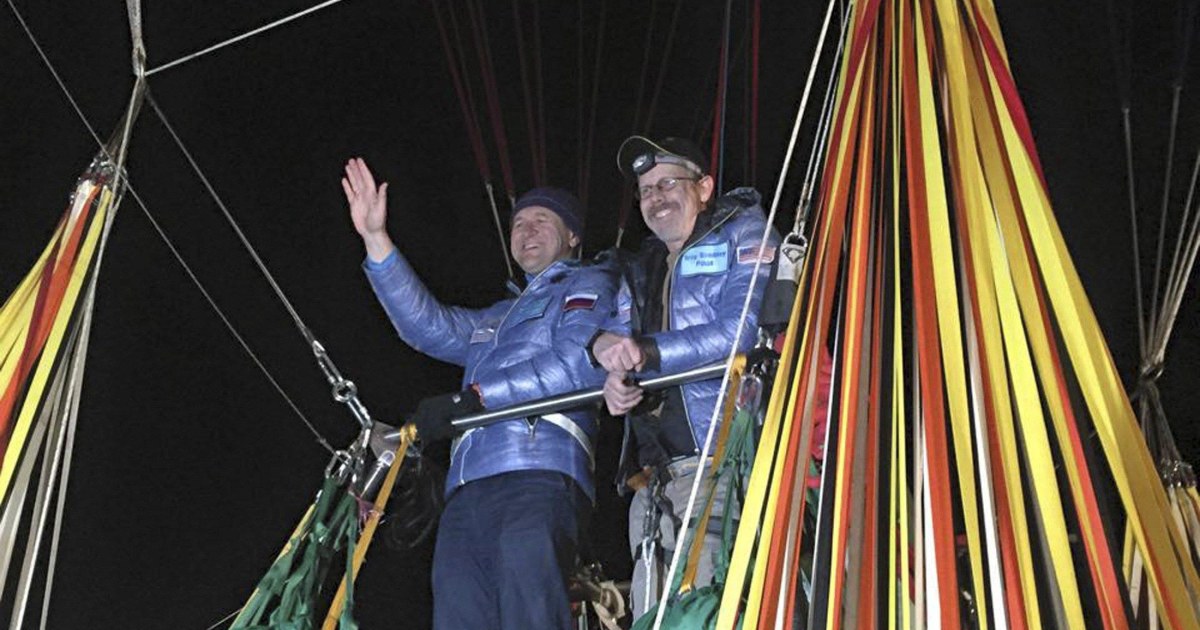 Balloon Crew Launches in Bid to Break Two Major Records