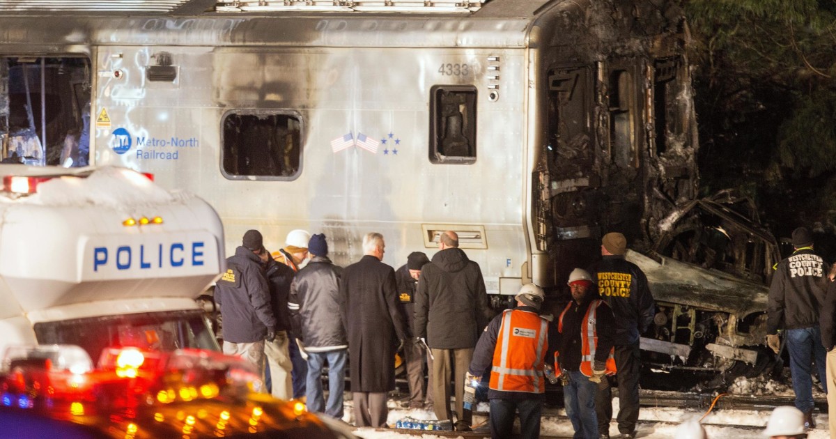 Metro-North Commuter Train Hits SUV in New York City Suburb of Valhalla