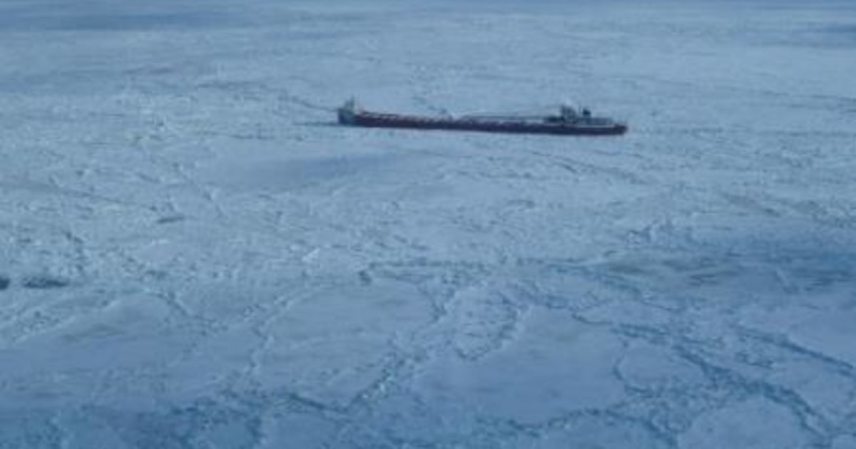 Two Canadian Coast Guard Ships Sent to Rescue U.S. Freighter Stuck in Ice