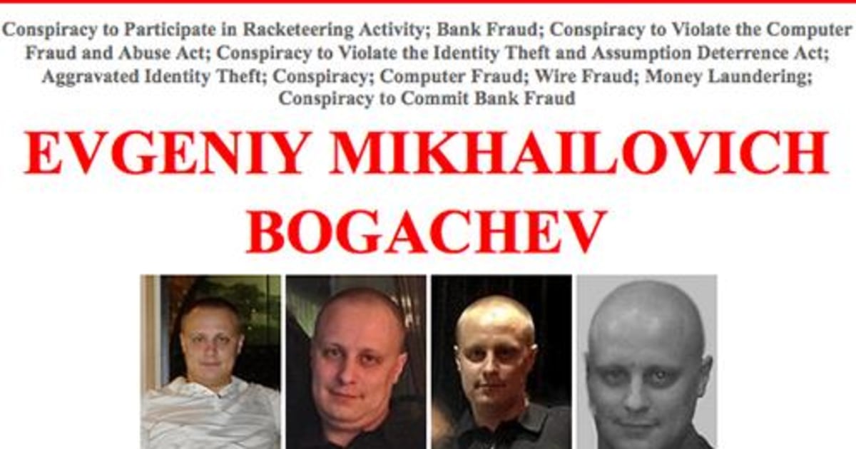 FBI Offers $3 Million Reward for Alleged Russian Hacker Evgeniy Bogachev