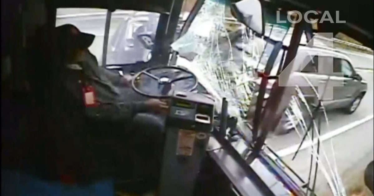 Watch Bus Plow Through Traffic, Slam into Cars