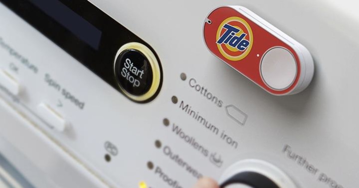 Out of Soap? Press the 'Dash Button' to Order More From Amazon