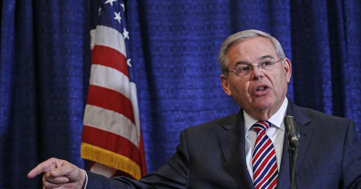 N.J. Sen. Robert Menendez Vows He'll Be Vindicated After Corruption ...