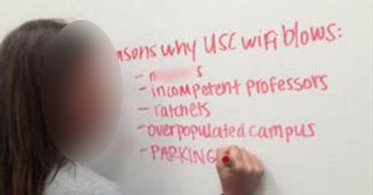 University Of South Carolina Student Suspended For Picture Showing