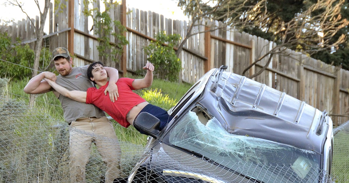 Jason Warnock Identified as Mystery Man Who Rescued Driver From Cliff's ...