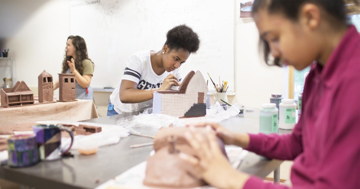 Baltimore's Youngest Residents Use Clay to Craft Hope