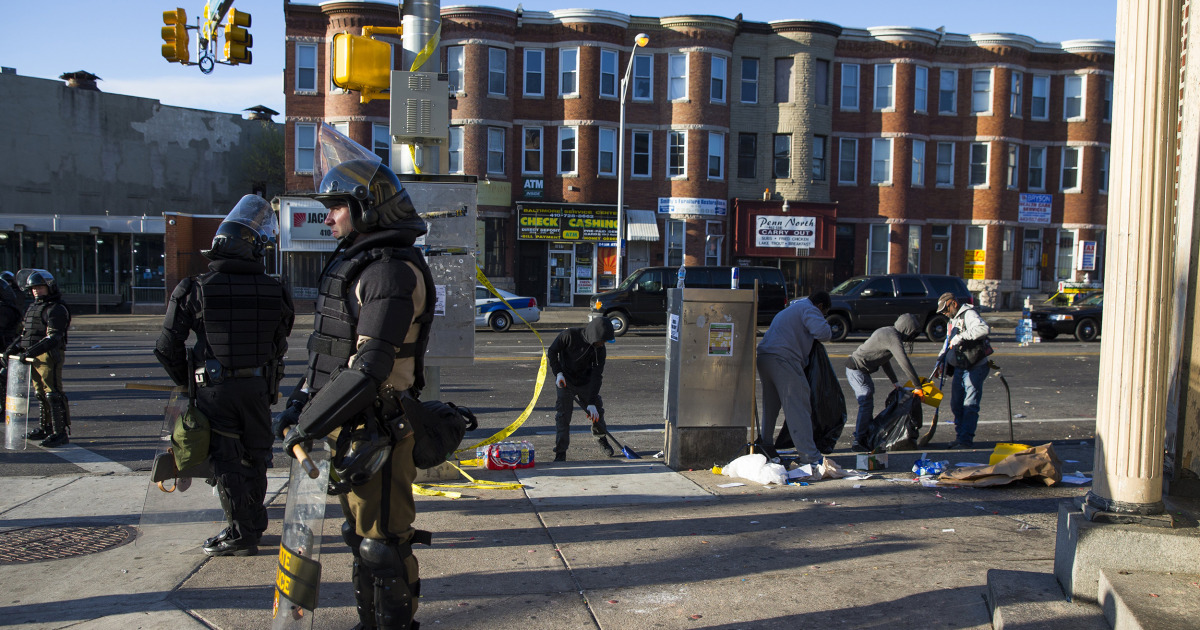 Baltimore Cleans Up After Riots