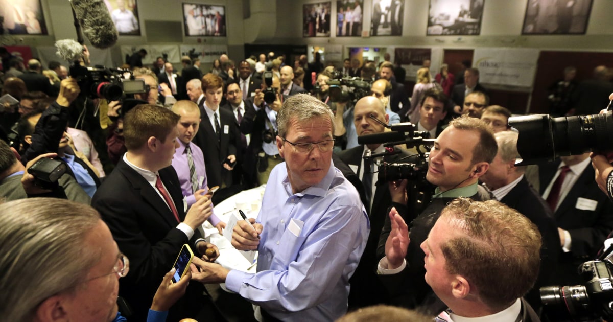 First Read: Jeb Bush's Problem with Conservatives
