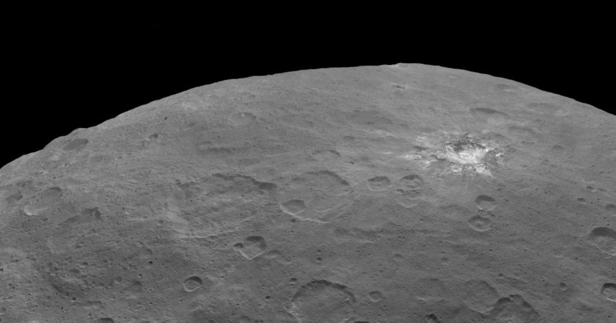 NASA's Dawn Probe Focuses on a Different Mystery Spot on Ceres