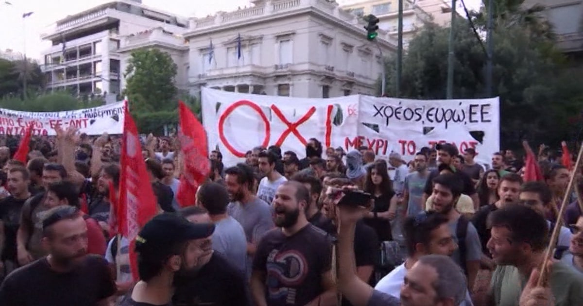 Tension Rises in Greece