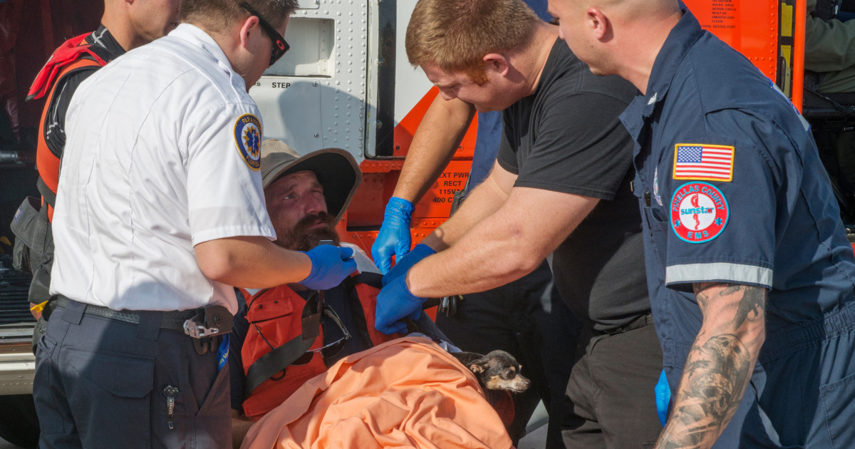 Coast Guard Rescues Man and Dog Off Florida Coast After Days at Sea