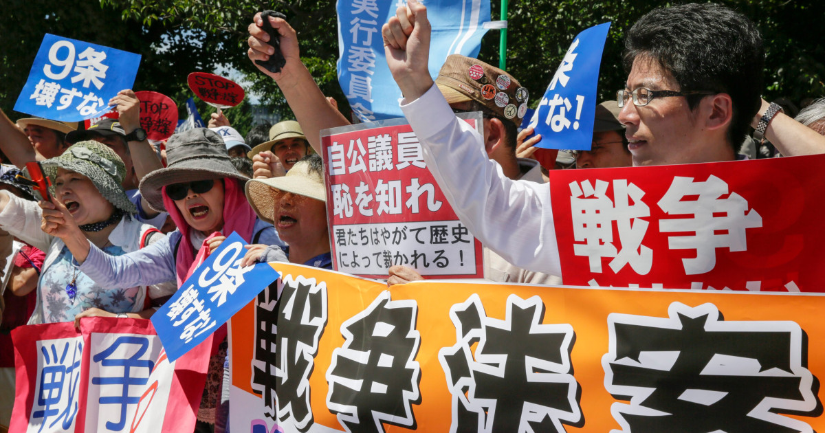 Japan's Parliament Votes to Expand Military's Overseas Role