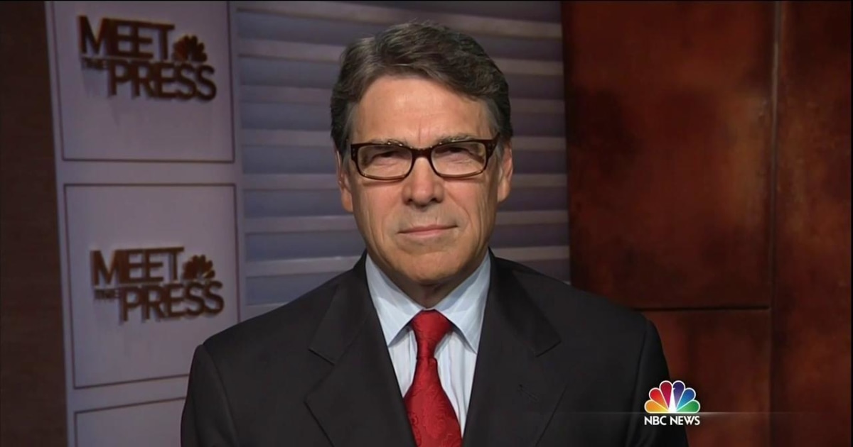 Rick Perry Slams GOP Rival: 'We're Seeing the Real Donald Trump Now'