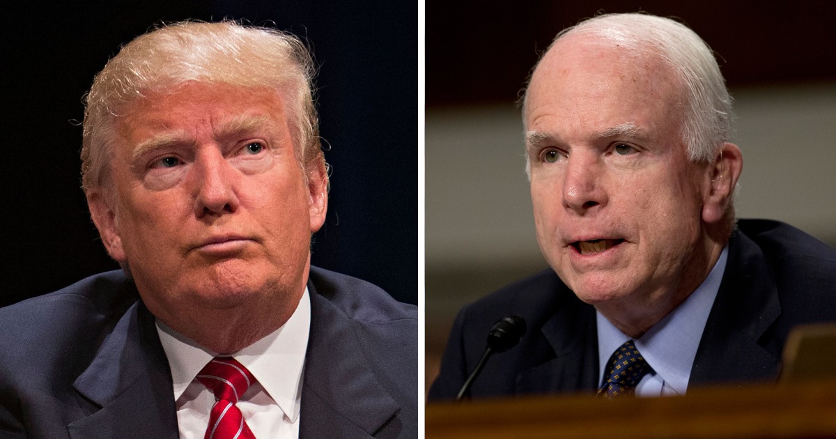 John McCain: Donald Trump Owes Vets an Apology, Not Me