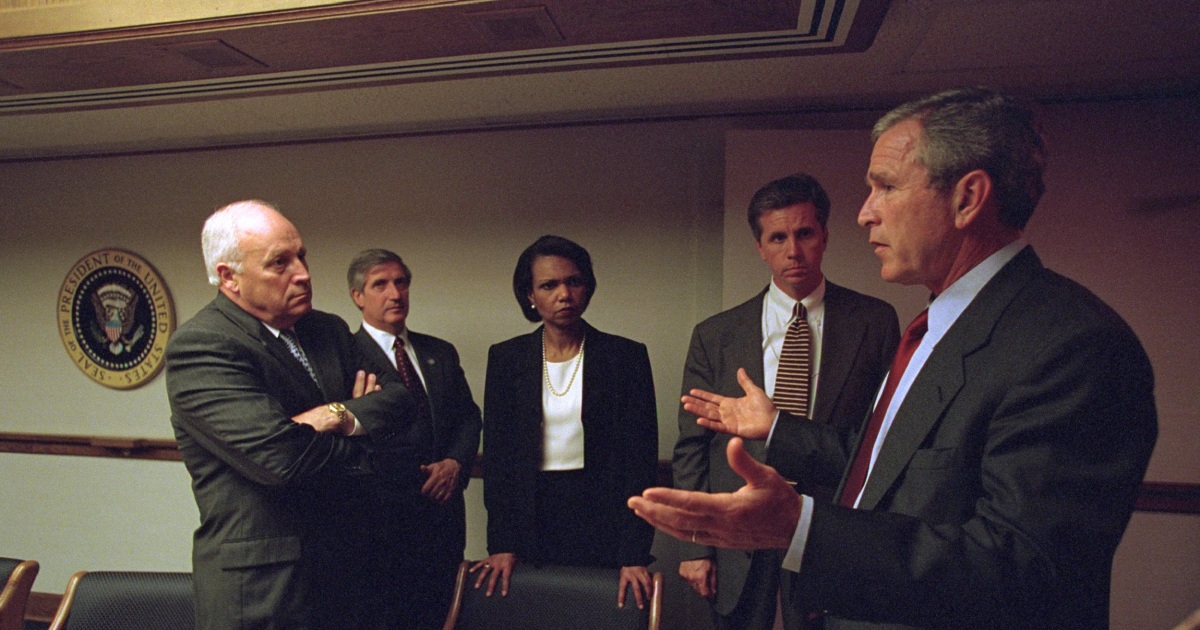 Newly Released Photos Show Cheney, Bush in Tense Moments After Sept. 11 ...