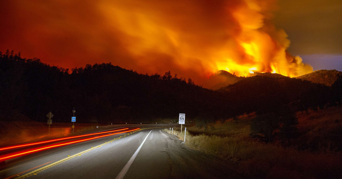 Enormous Rocky Fire Blazes Through California