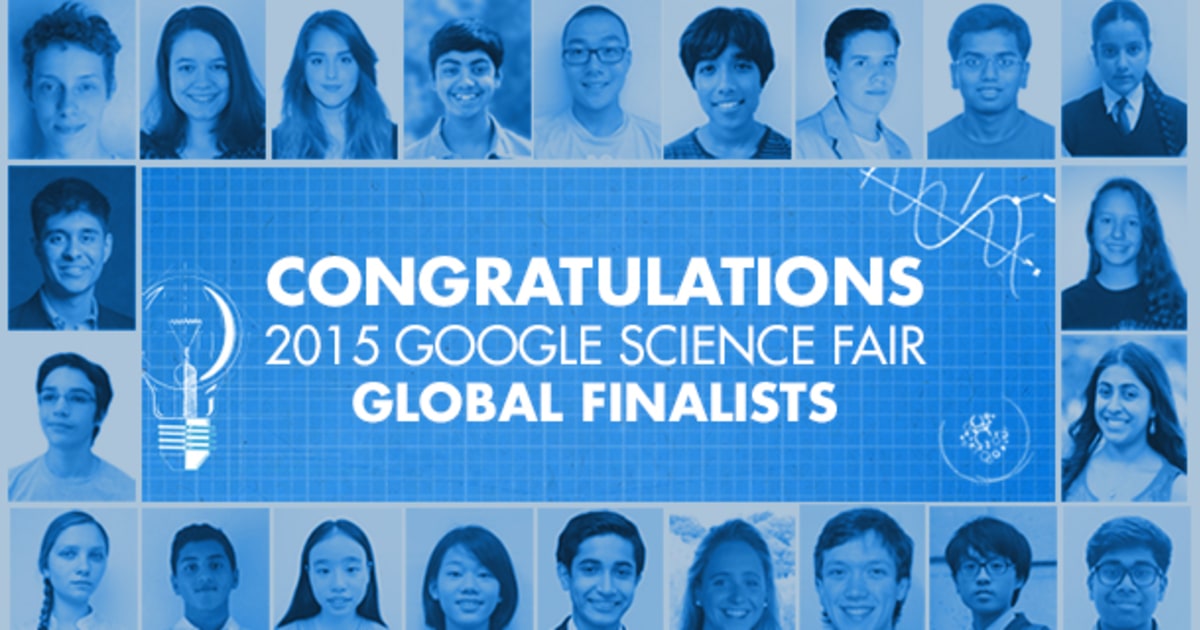 Google Announces Science Fair's 20 Young Finalists