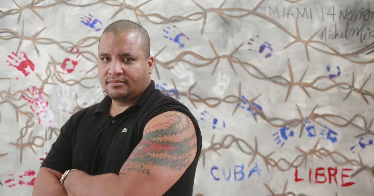 Cuban Artist Michel Mirabal on Attending Embassy Ceremony: 'It's an Honor'