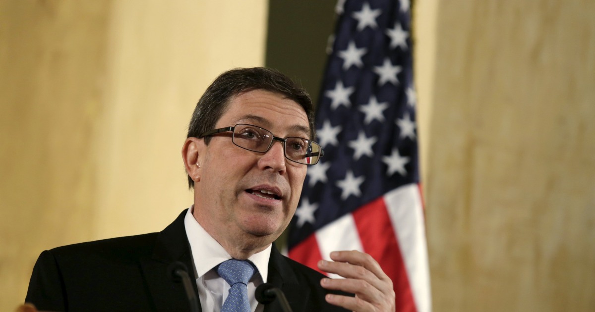 Cuban Foreign Minister Bruno Rodriguez to Lester Holt: 'A Special Day'