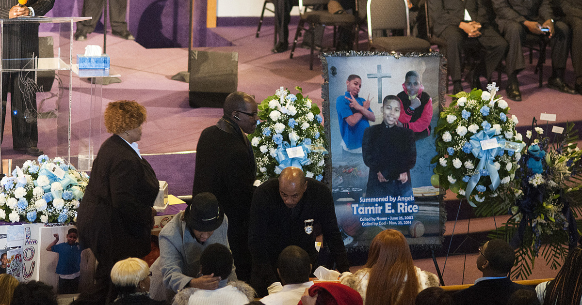 Tears at Funeral for Cleveland Boy Tamir Rice Shot by Cop
