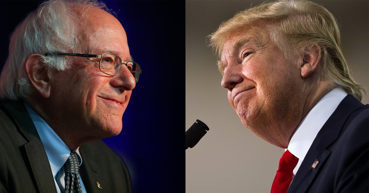Antiestablishmentarianism: Bernie Sanders, Donald Trump Surge in New ...