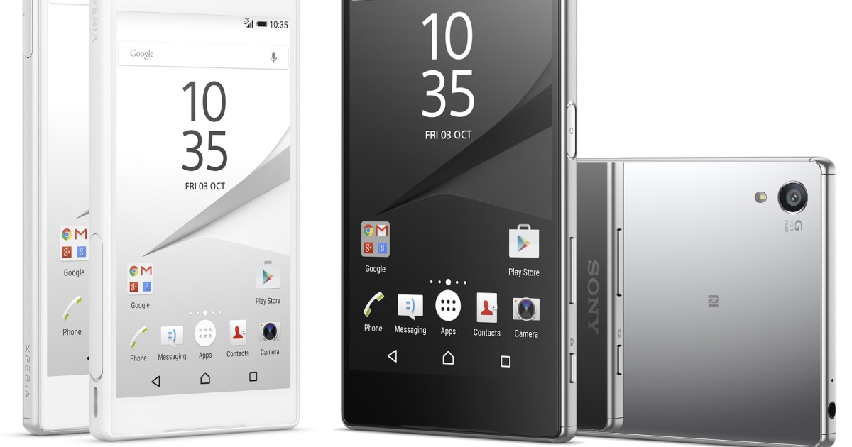 Sony's Z5 Smartphone Series Revamps Cameras and Goes 4K