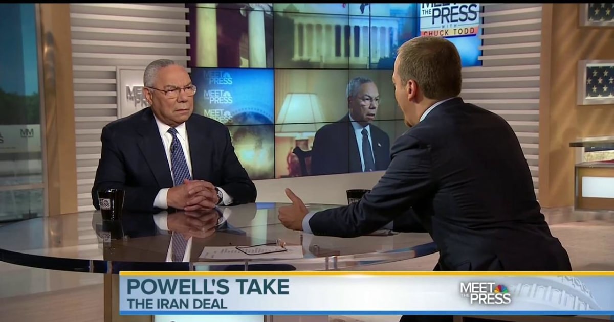 Colin Powell: Iran Deal Is a 'Pretty Good Deal'