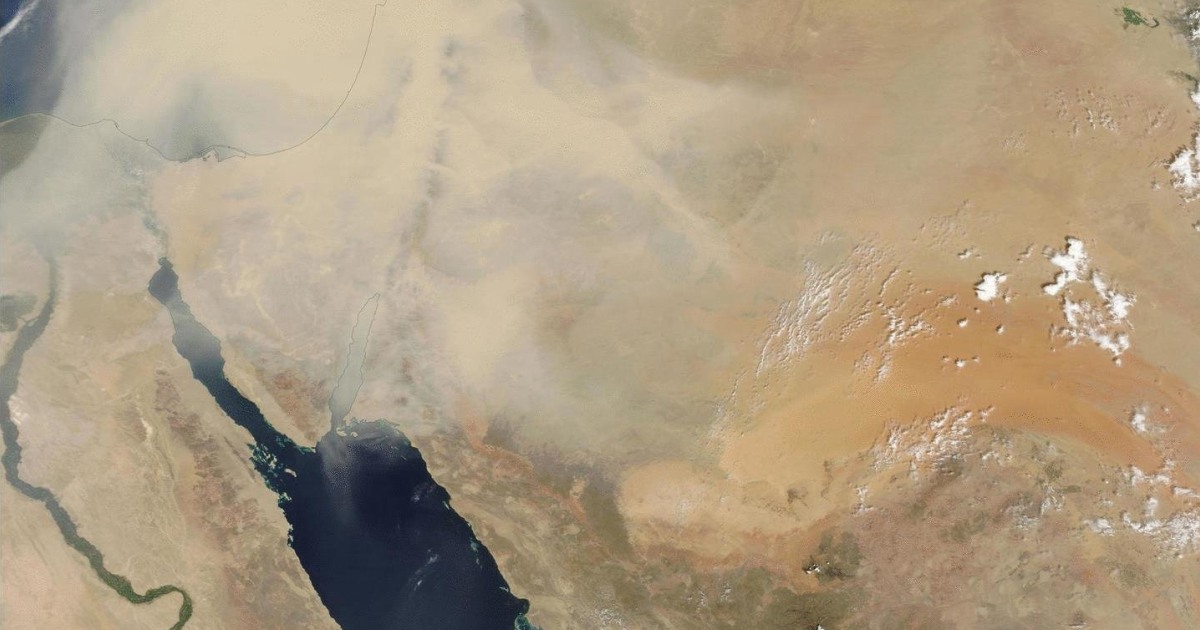 NASA Snaps Image of Massive Middle East Sandstorm From Space