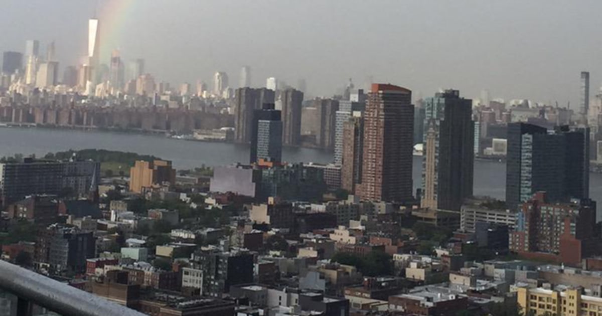 Rainbow Shines Over WTC Day Before 9/11 Anniversary