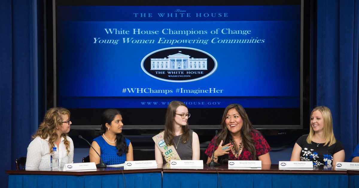 The White House Honors Women "Champions of Change"