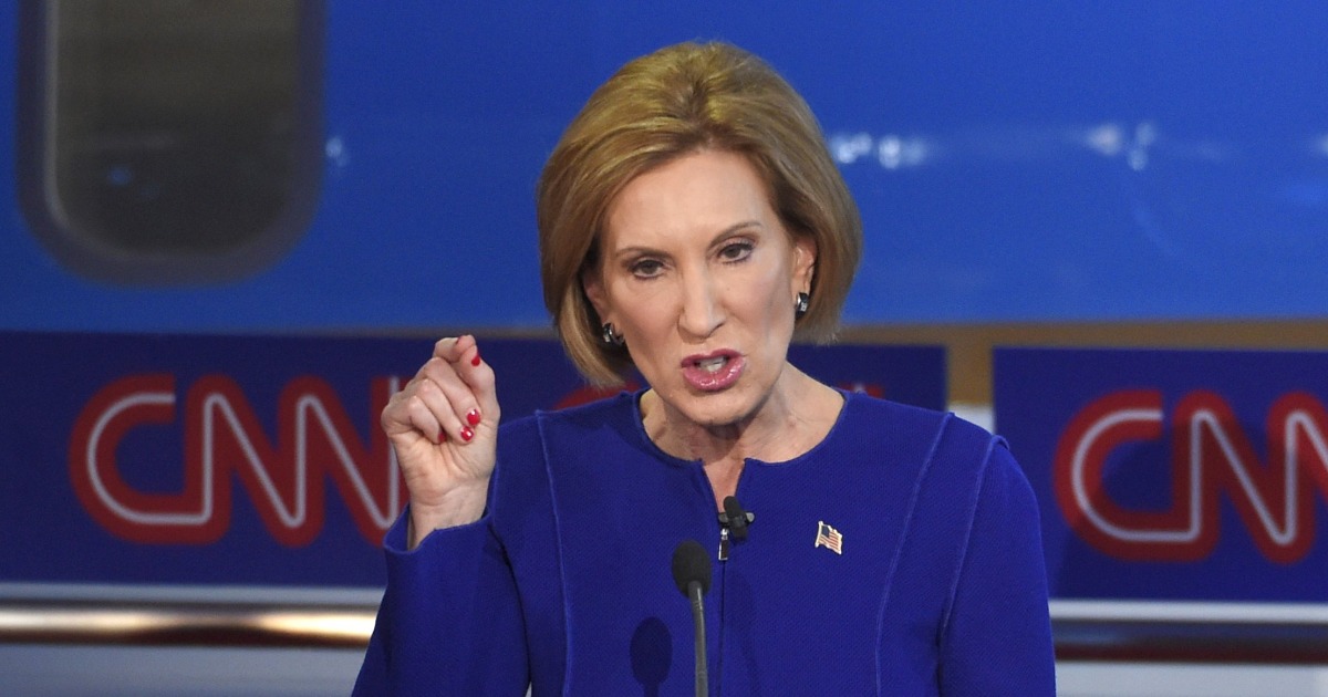 Fiorina: Women 'Heard Very Clearly' What Trump Said