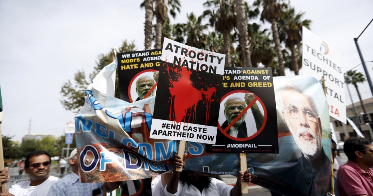 Indian PM Modi Faces Protesters' 'Unwelcome' to Silicon Valley