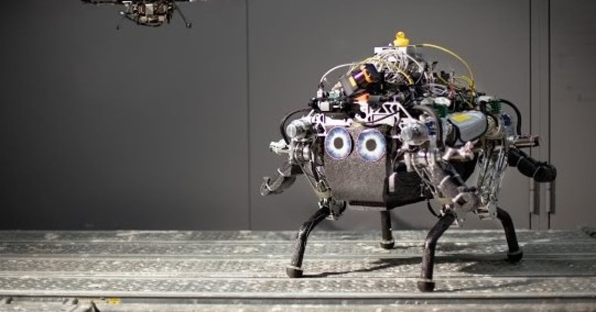 Robot Traverses Unknown Terrain With Flying Buddy's Help