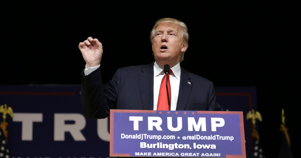 In Iowa, Trump Touts Poll Numbers With Grain of Salt