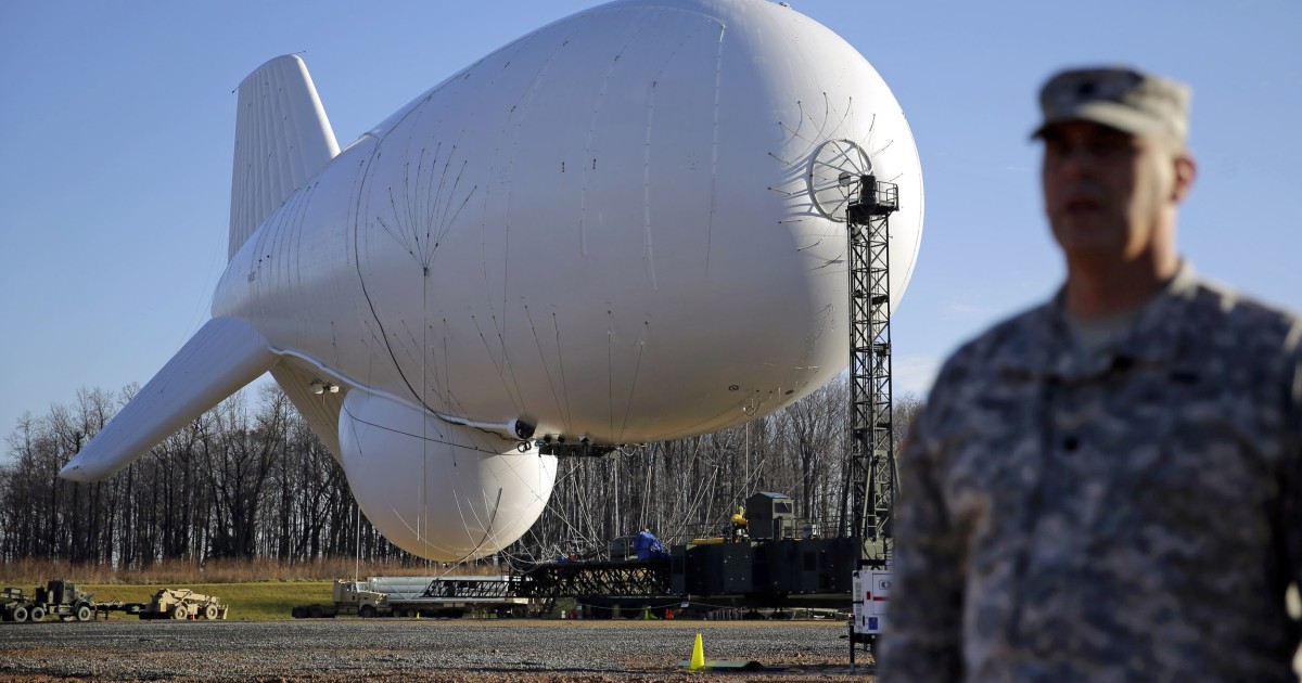 National Guard to Shoot at Crashed Blimp to Help it Deflate