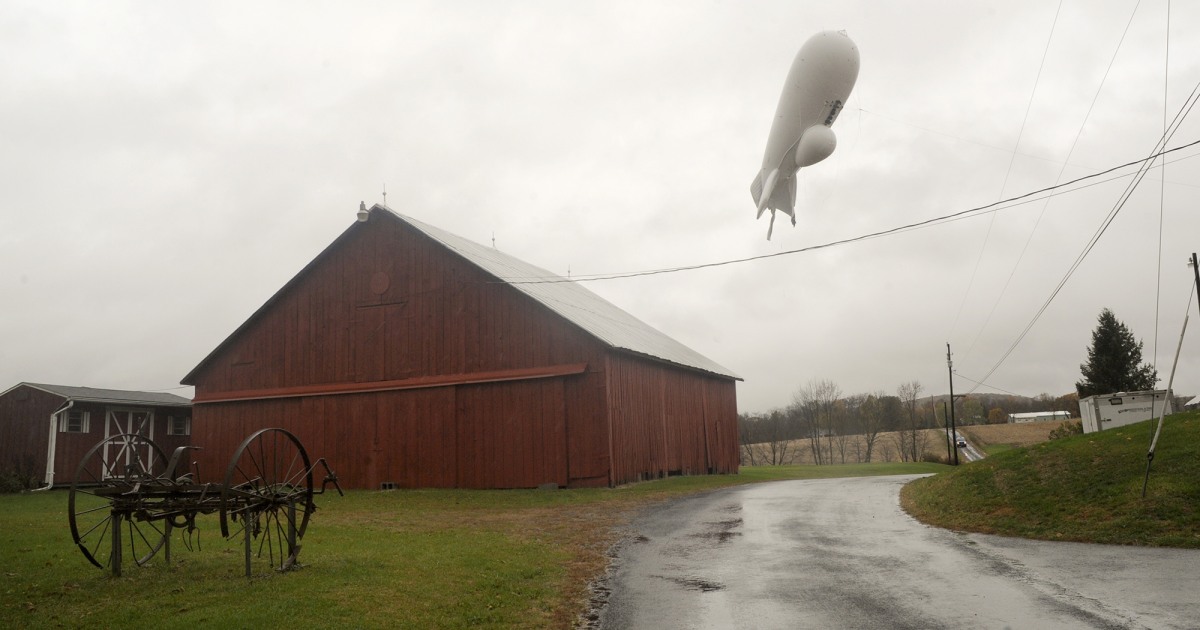 Military Blimp That Broke Free on the Ground in Pennsylvania: NORAD