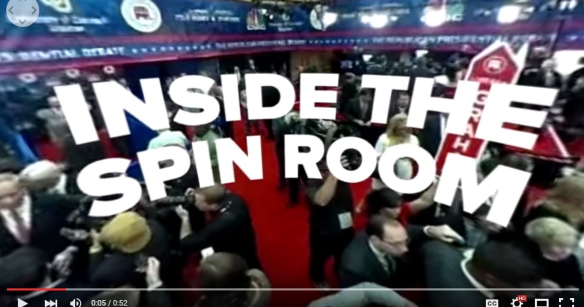 360 Video: Watch the GOP Debate Spin Room in the Round
